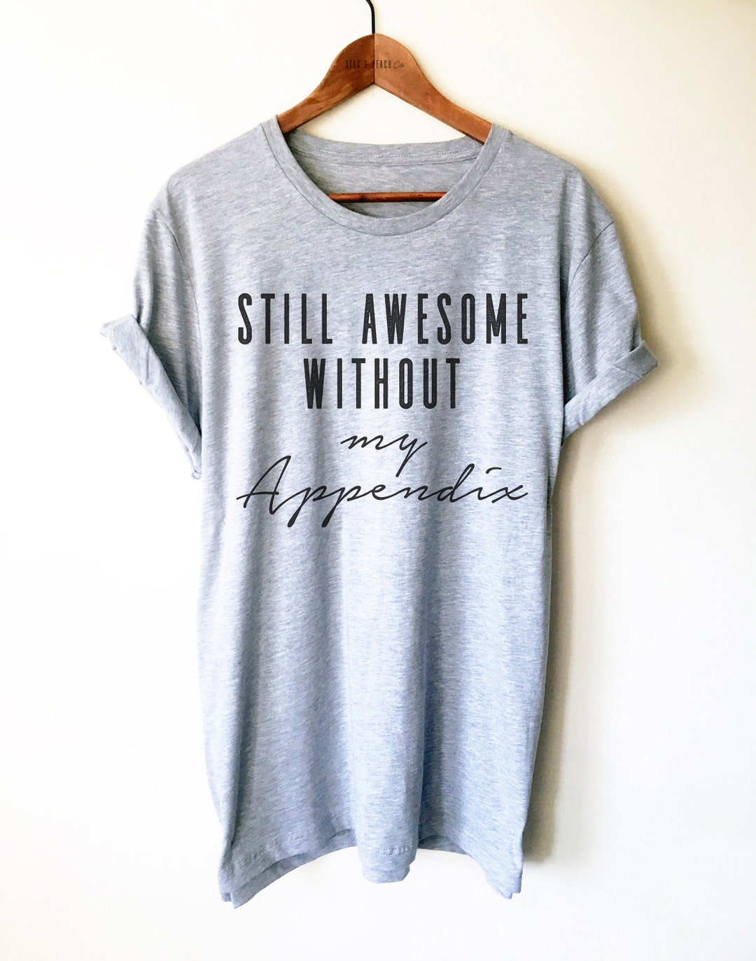 Appendix Surgery Recovery Shirt/tank Top/hoodie - Post Surgery Shirt ...