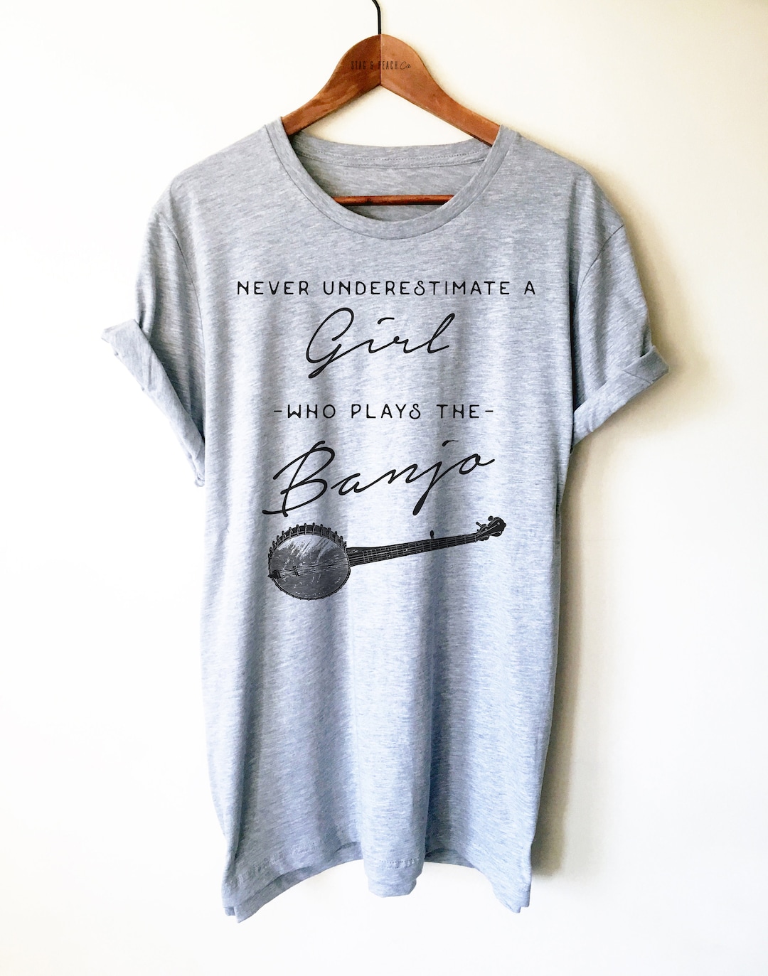 Banjo Shirt/tank Top/hoodie - Banjo Player Shirt, Banjo Lover Gift ...
