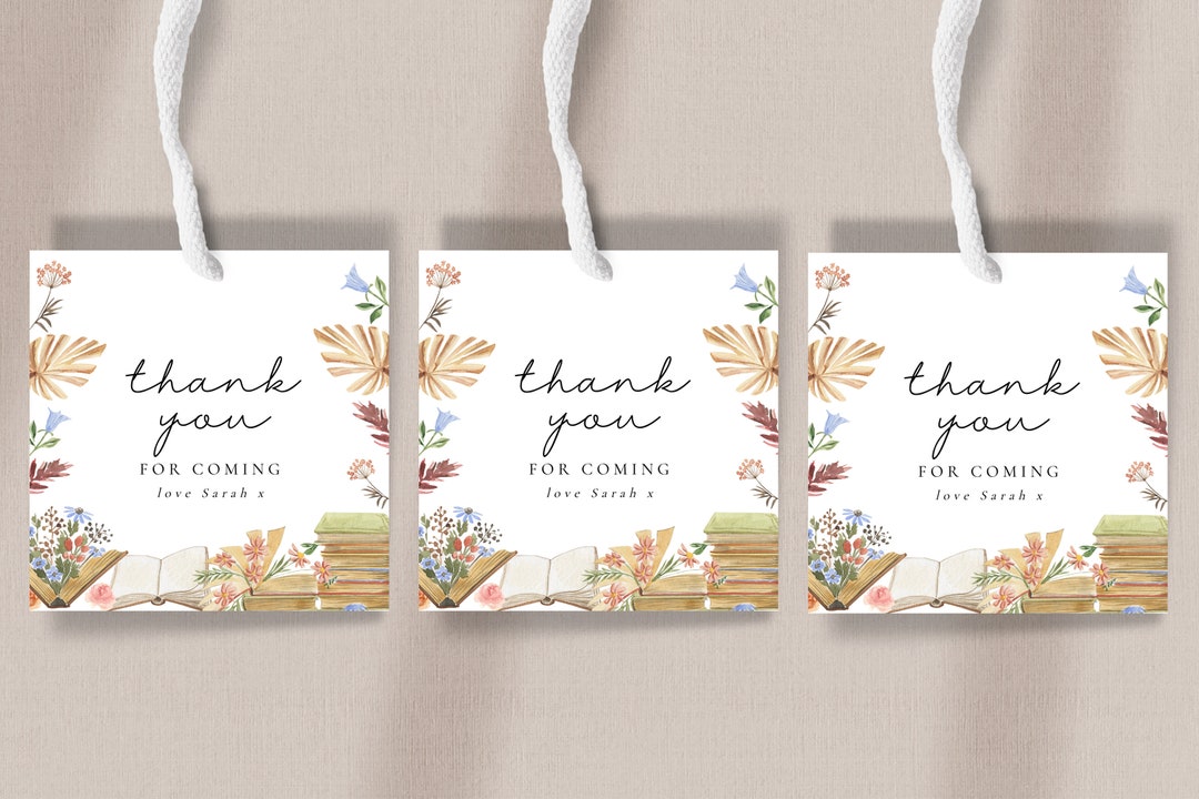 Storybook Baby Shower Favor Tag-storybook Baby Shower Decorations ...