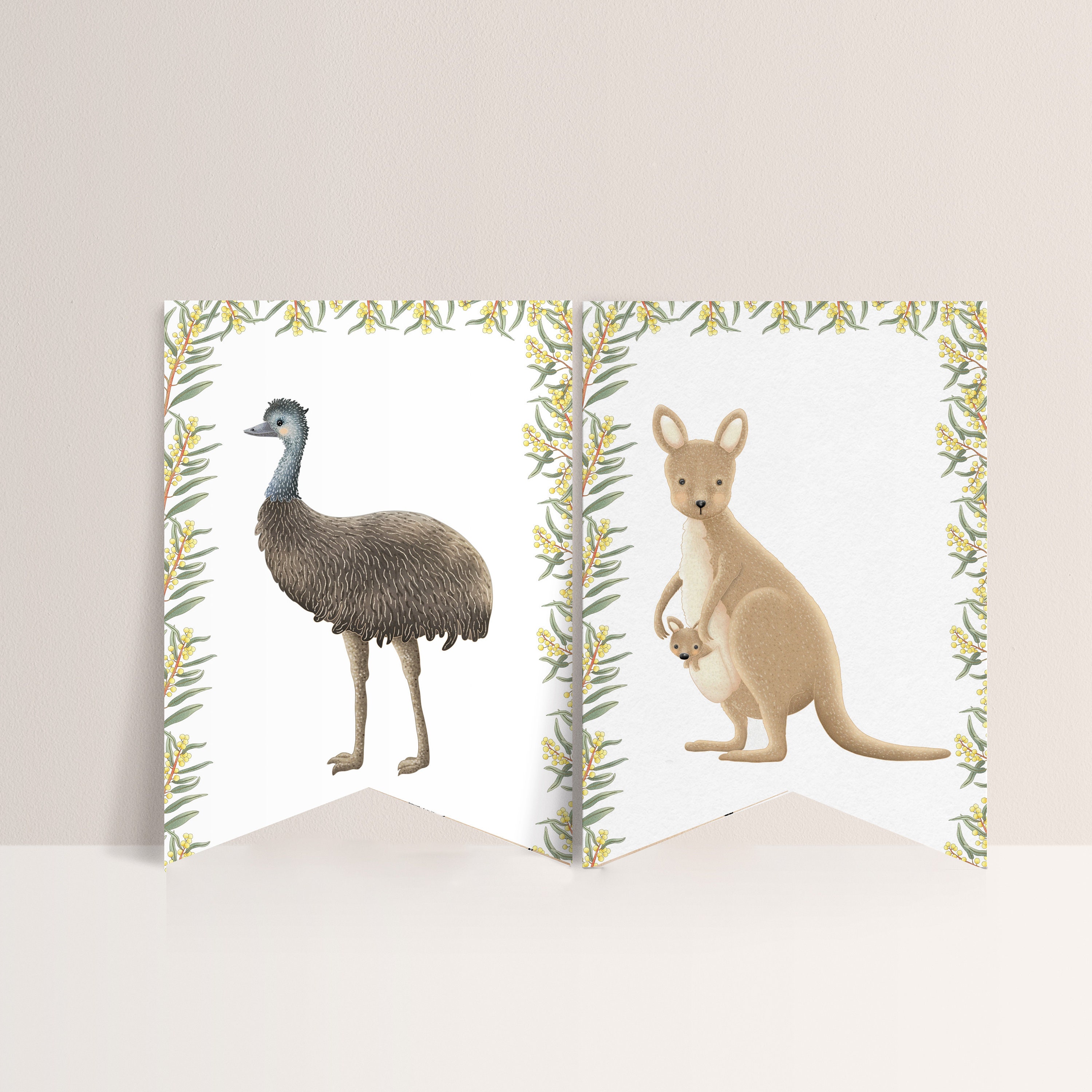 Australian Animal Birthday Banner - Australian Animal Prints, Koala ...