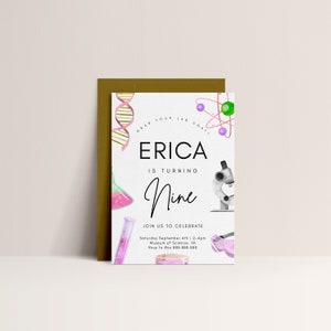 Science Party Decor - Science Party Welcome Signs Girls, Science ...