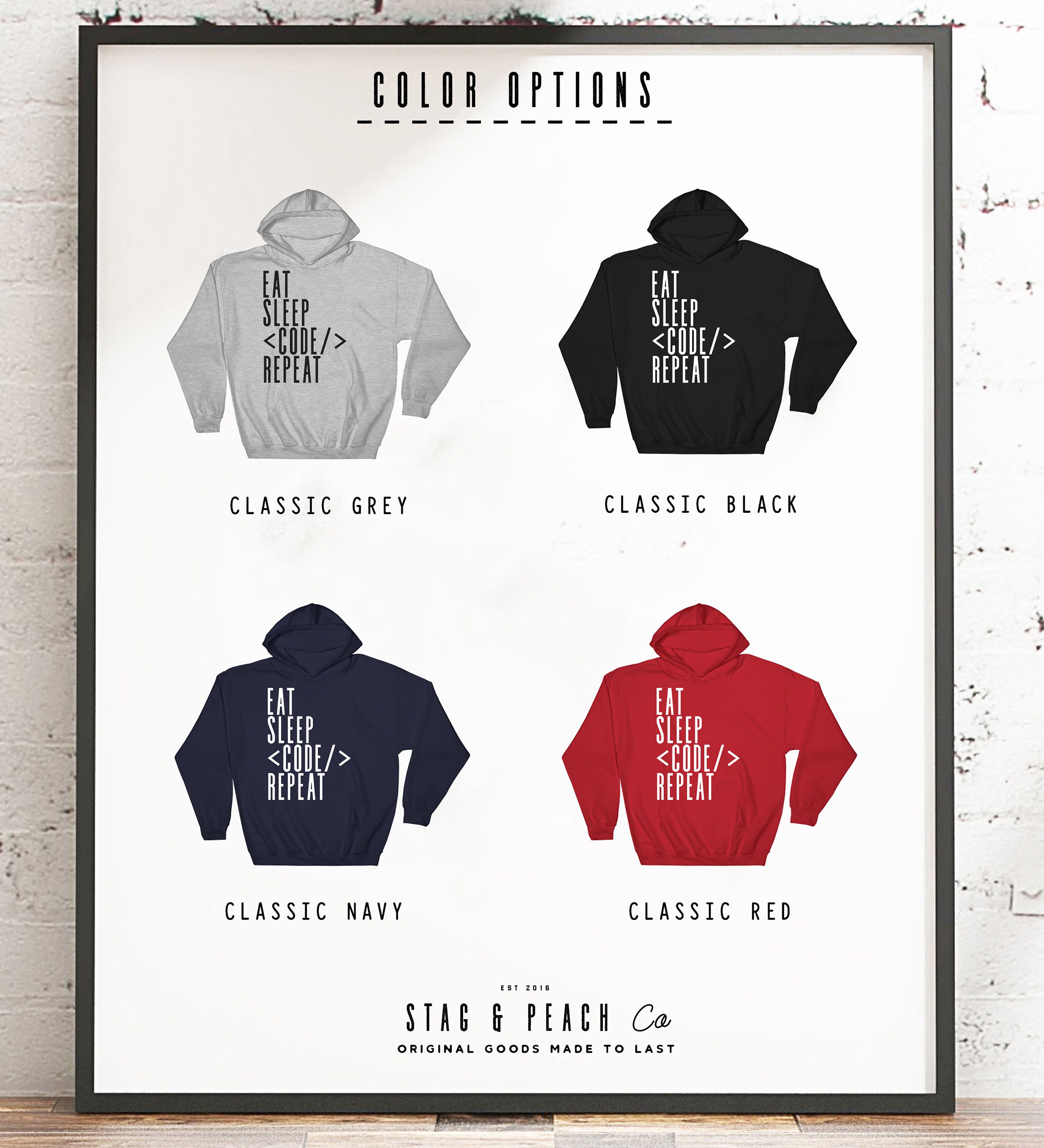 Eat Sleep Code Repeat Hoodie Coder Hoodie Computer Science | Etsy