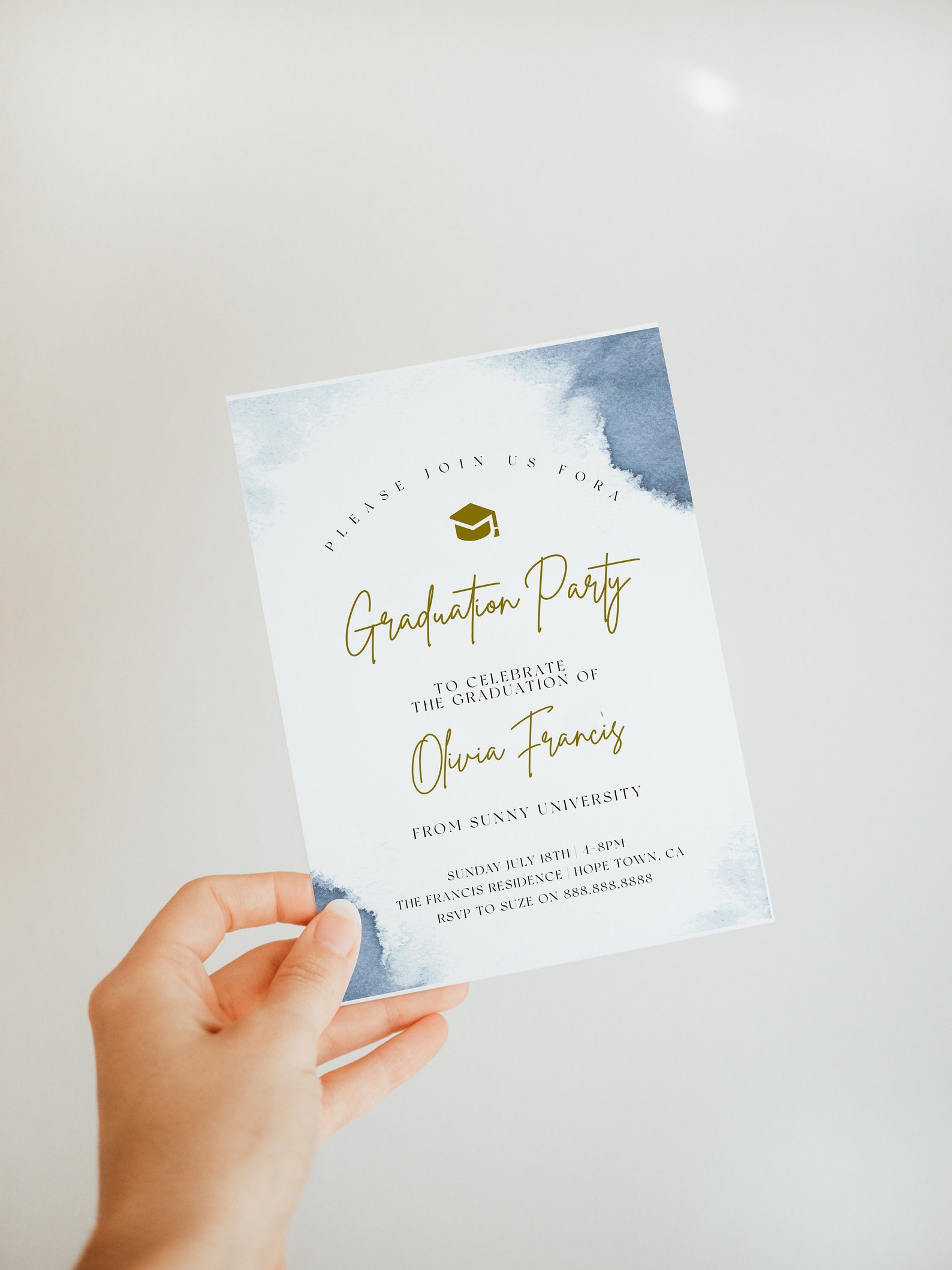 Editable Graduation Party Invitation Graduation Ceremony | Etsy