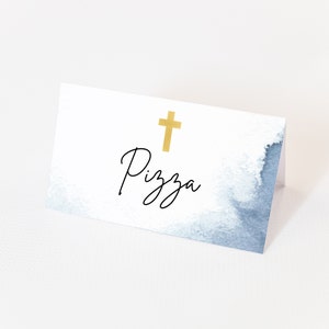 First Communion Menu Template - Holy Communion Decorations Boy, Holy ...