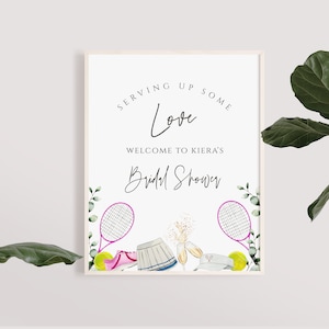 Tennis Welcome Sign -tennis Bridal Shower, Tennis Theme Party ...