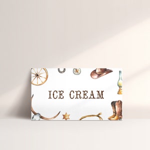 Western Food Labels - Cowboy Food Labels, Country Birthday Decor, Rodeo ...