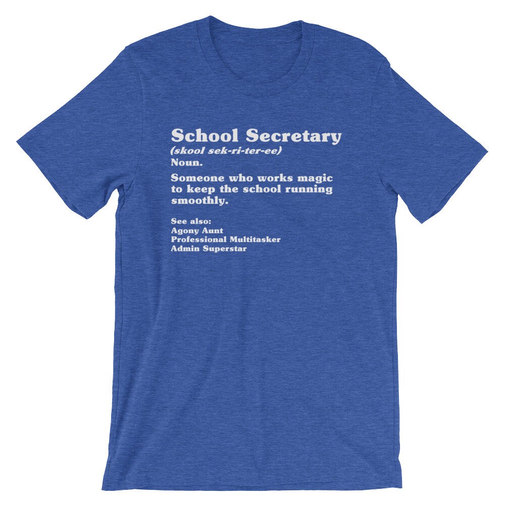 Secretary Dictionary Definition Unisex Shirt School - Etsy