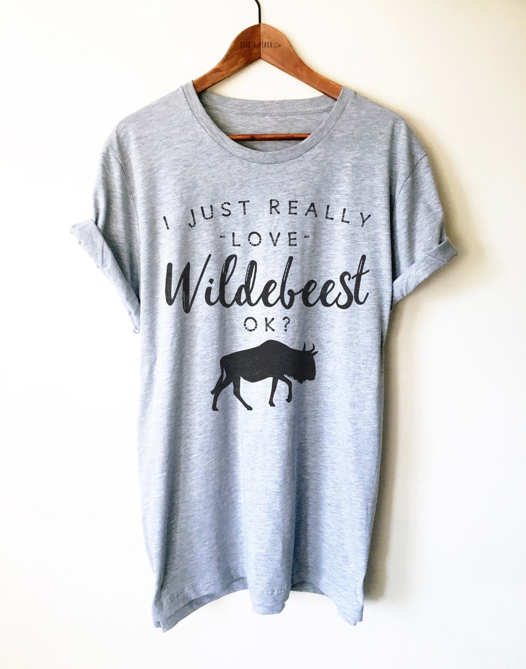 Funny Wildebeest Shirt /tank Top/hoodie Wildebeest Lover Tee, Safari ...