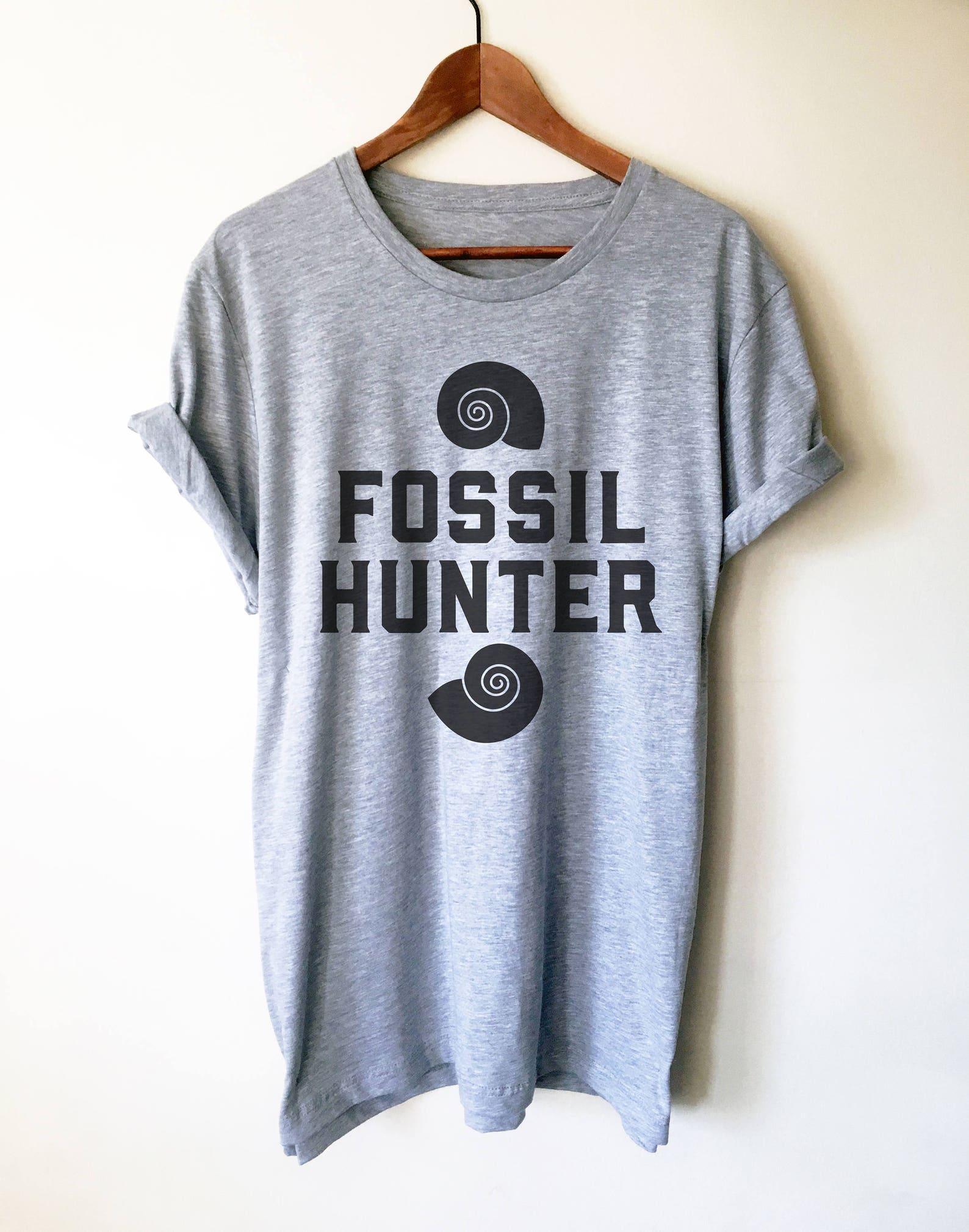 Fossil Hunter Unisex Shirt - Fossil Hunting, Fossil Gift, Paleontology ...