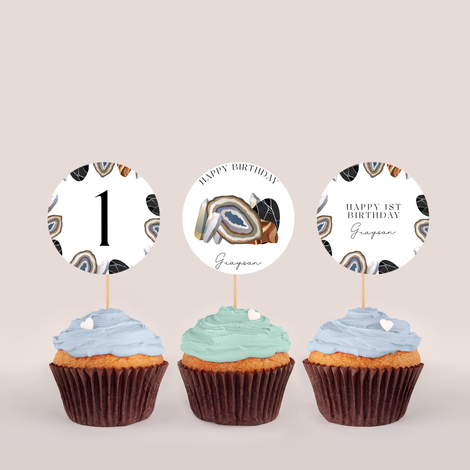 Geology Party Decorations -geology Birthday Milestone Sign, Gem ...