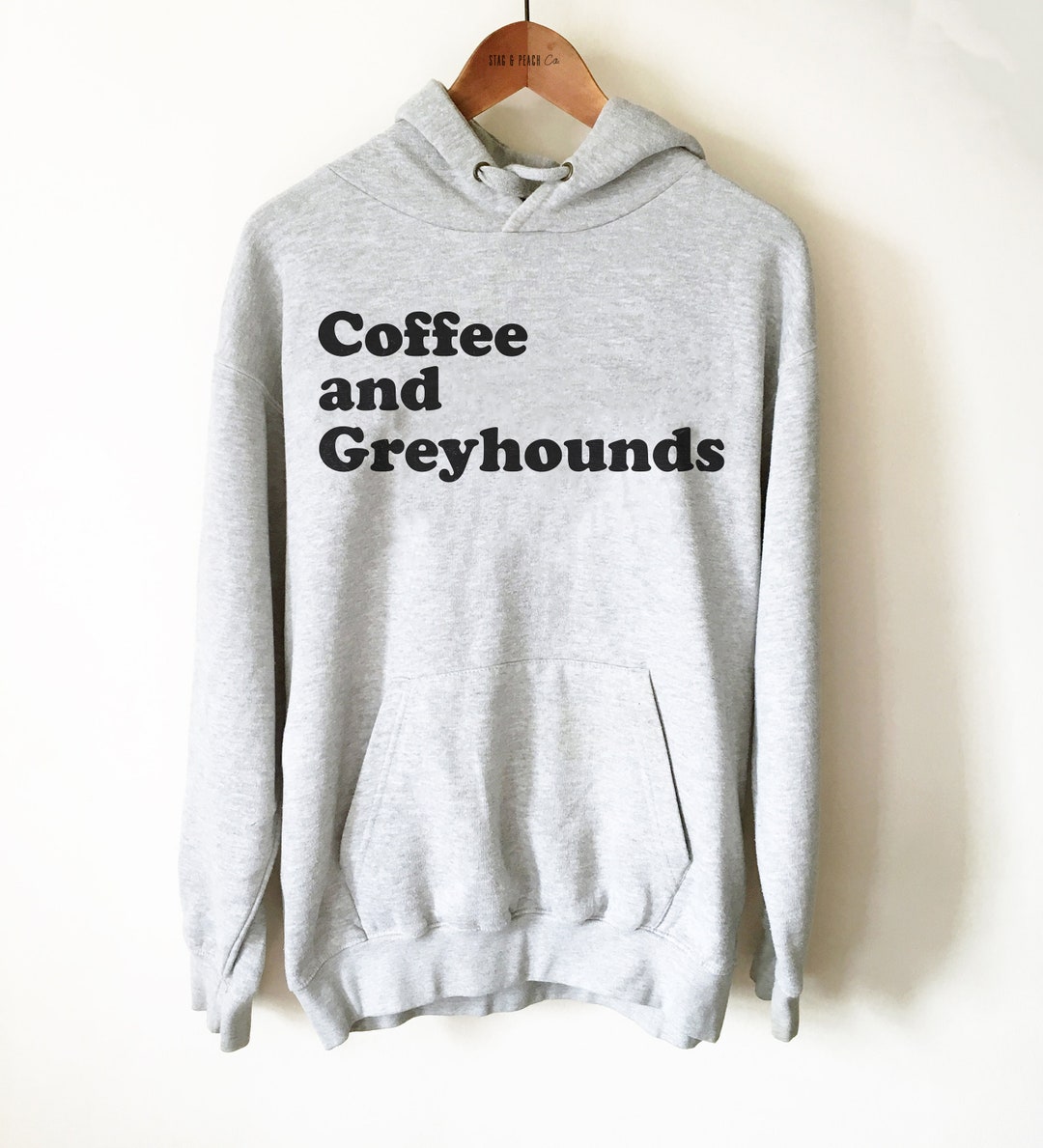Greyhound Unisex Hoodie - Greyhound Sweater, Coffee & Greyhounds ...