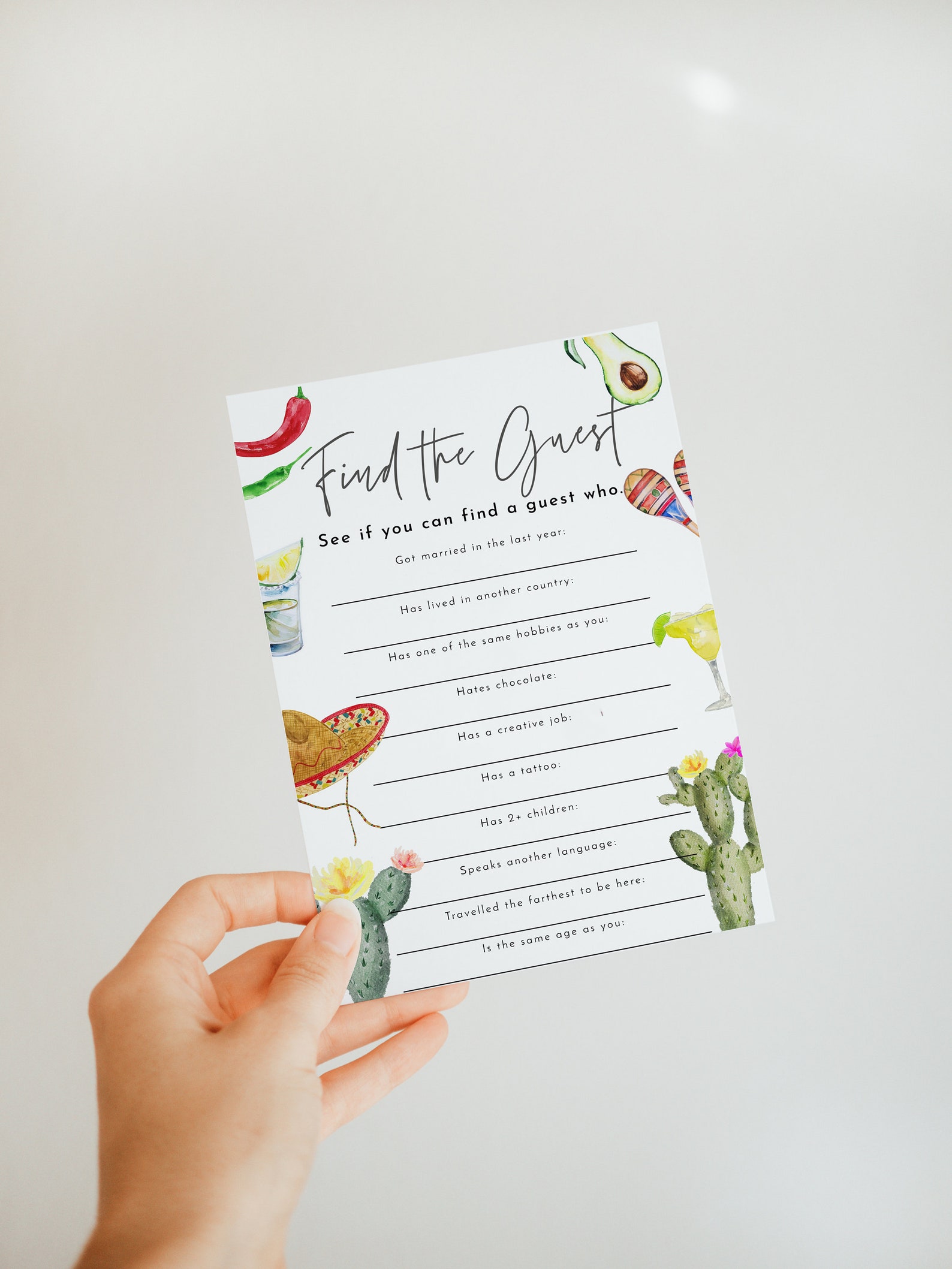 Fiesta Bridal Shower Games Cactus Bridal Shower Games, Fiesta ...