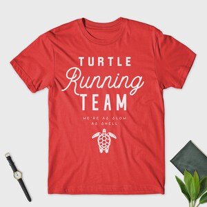Turtle Running Team Unisex T-shirt - Turtle Shirt - Running Shirt ...
