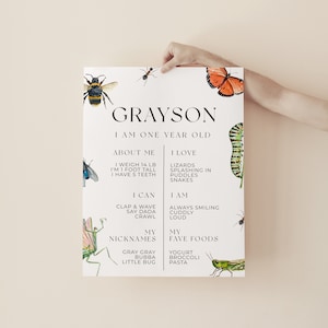 Editable Bug Birthday Welcome Sign - Insect Welcome Sign, Bug Birthday ...