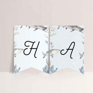 Shark Food Labels - Shark Birthday Party Decor, Under the Sea ...