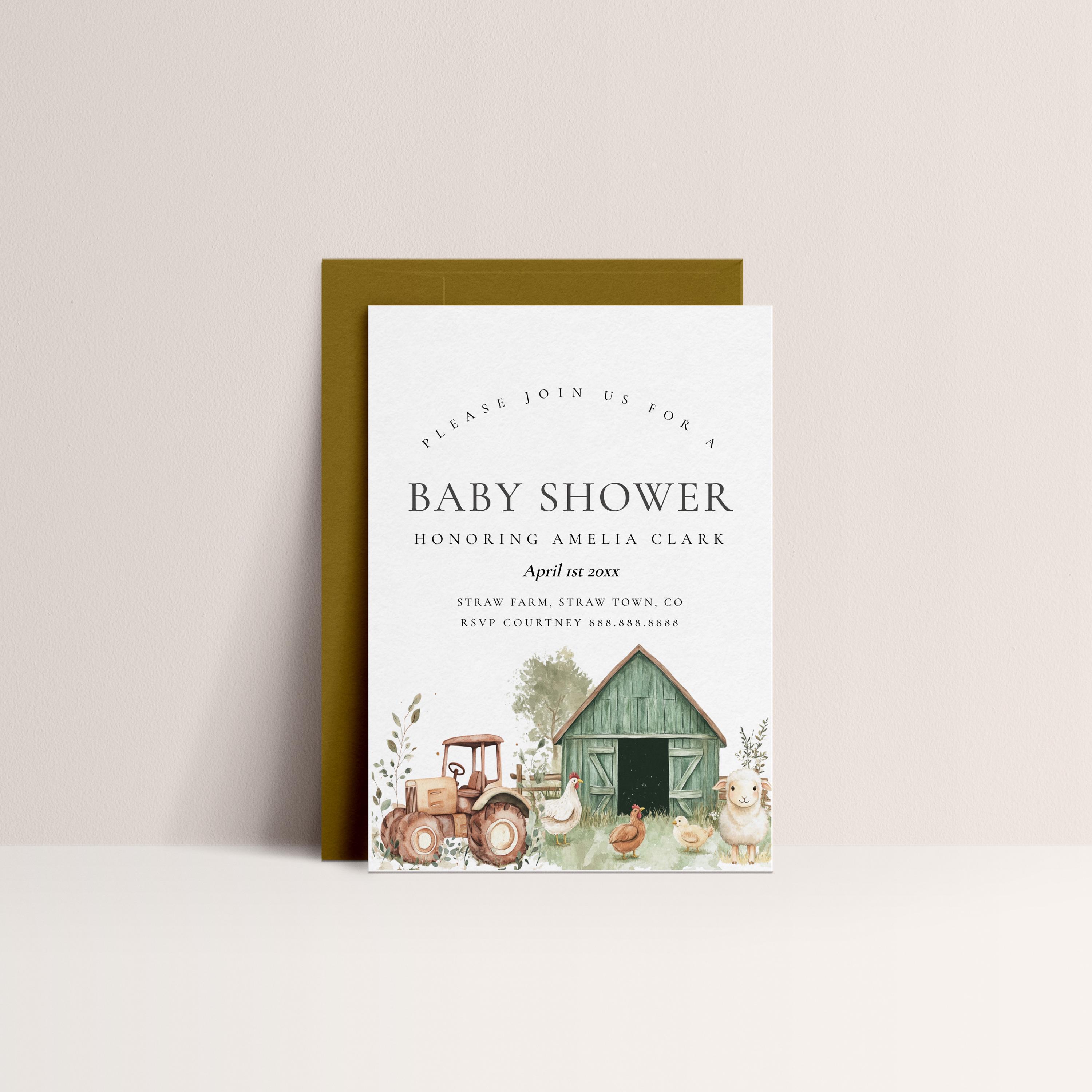 Farm Theme Food Card-farm Theme Food Tent, Food Label, Farm Animal Baby ...