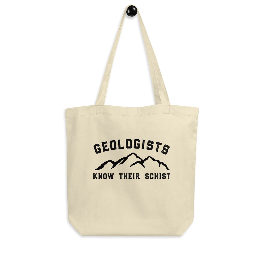 Geologist Eco Tote Bag Geology Gift, Geologist Organic Cotton Tote Bag ...