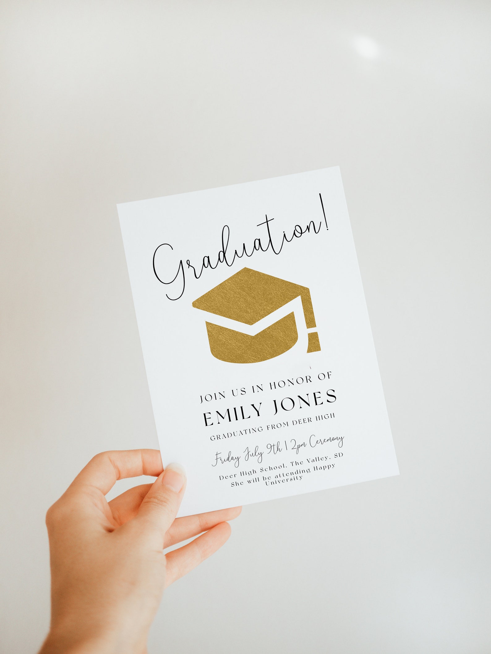 Graduation Party Invitation Graduation Invitation Senior | Etsy
