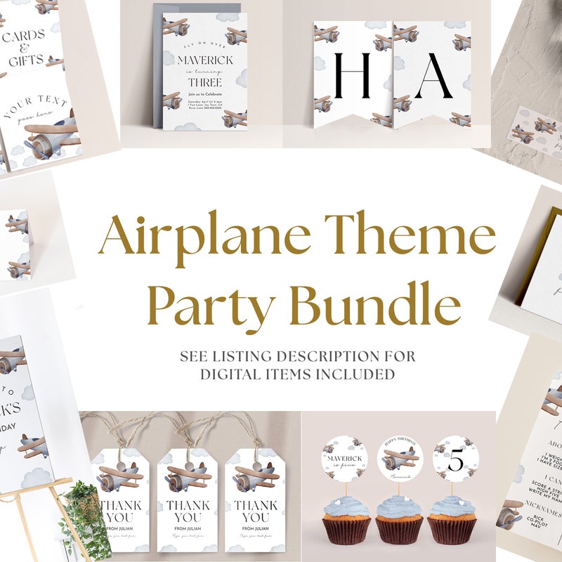 Airplane Theme Party - Etsy