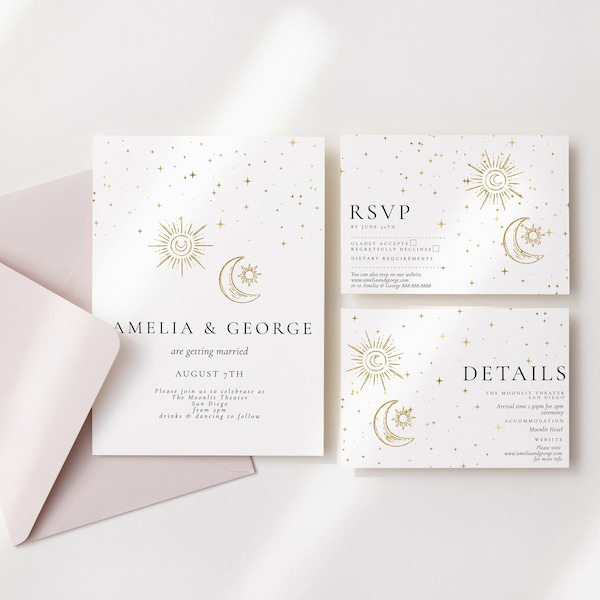 Celestial Wedding - Etsy