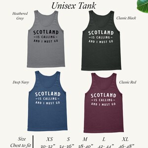 Scotland Shirt/tank Top/hoodie -scotland is Calling & I Must Go Shirt ...