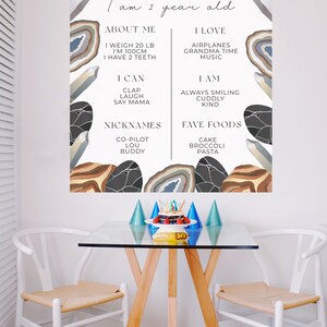 Geology Party Decorations -geology Birthday Milestone Sign, Gem ...