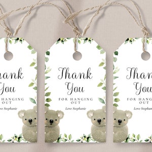 Koala Birthday Banner - Koala Sign, Koala Birthday Party Supplies ...