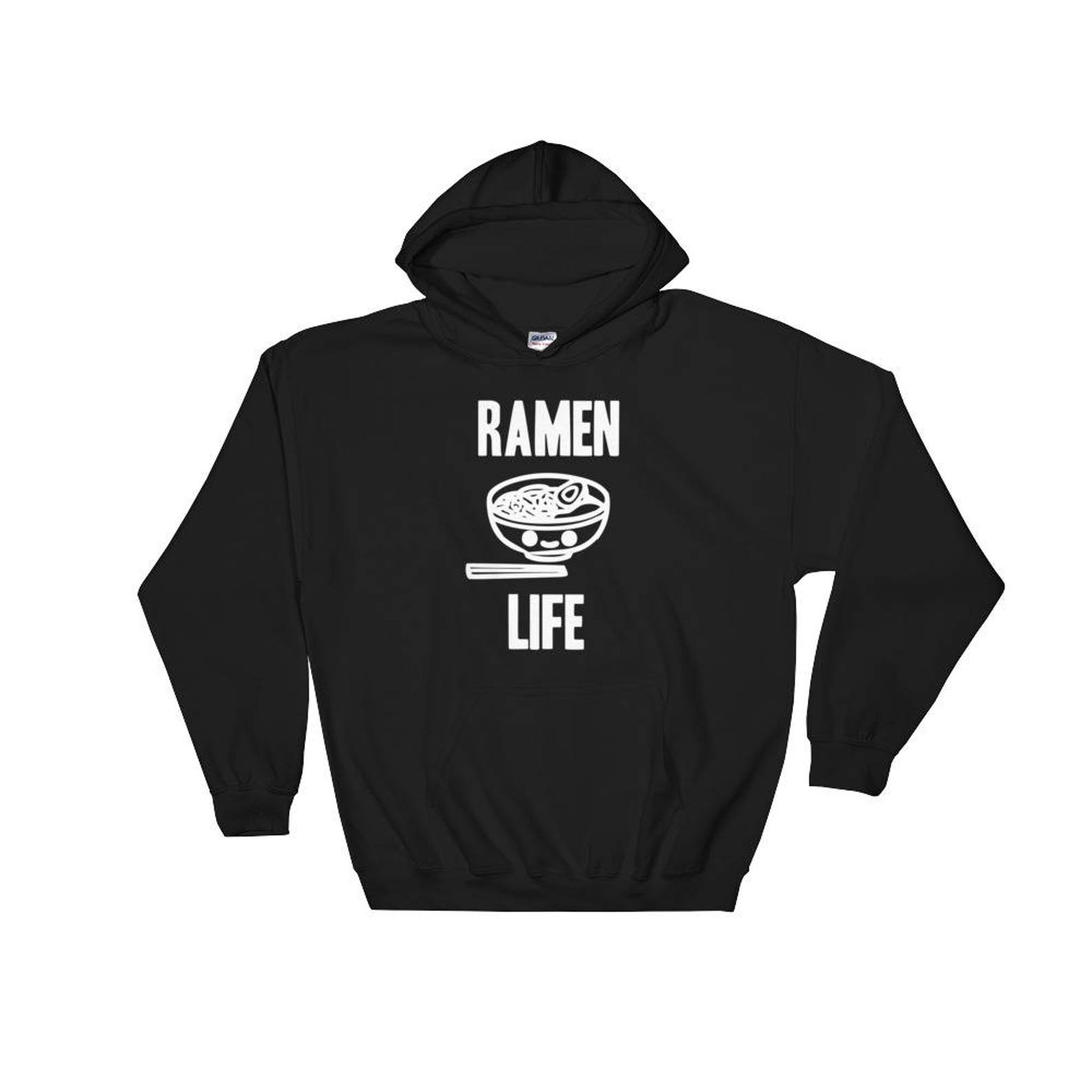 Ramen Life Hoodie Ramen Shirt Japanese T-Shirt Noodle | Etsy