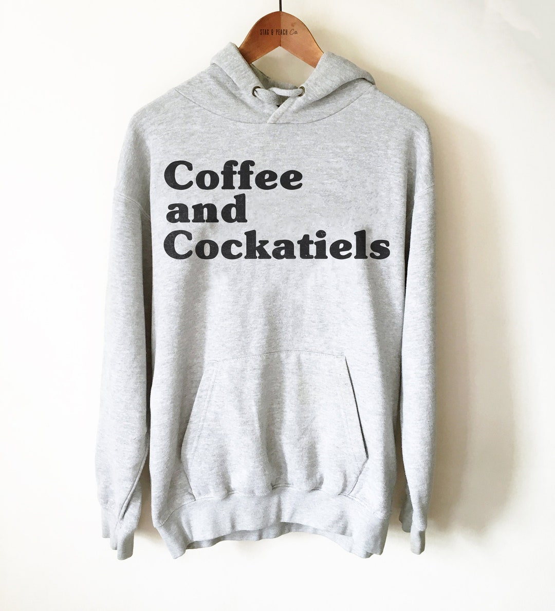 Coffee and Cockatiels Unisex Hoodie - Cockatiel Shirt, Cockatiel Life T ...