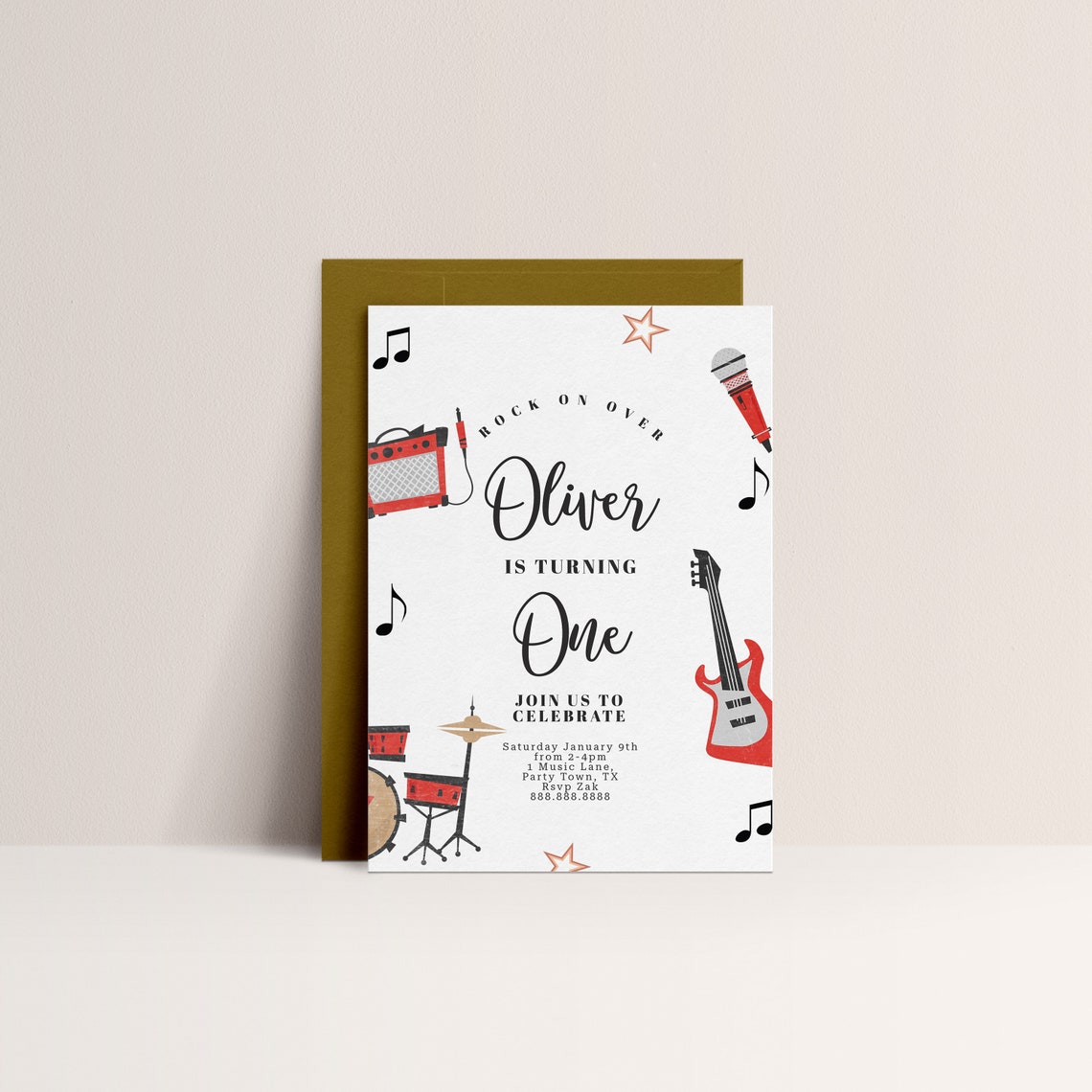 Music Welcome Sign -editable Music Birthday Banner, Rock Sign, Music ...