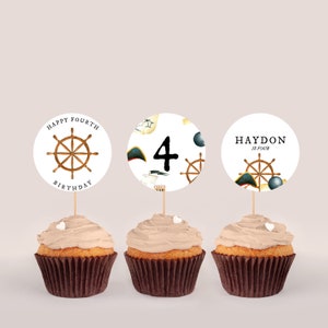 Pirate Birthday Banner - Editable Pirate Birthday Decorations, Pirate ...