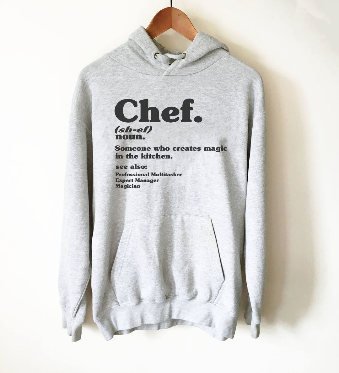 Chef Dictionary Definition Hoodie - Chef Shirt, Chef Gift, Cooking ...