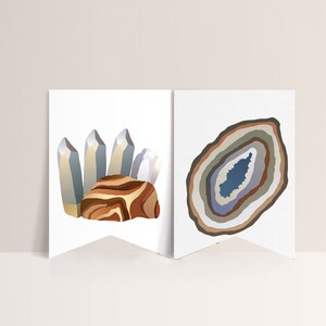 Geology Birthday Banner - Gem Birthday Party Decorations, Geode ...