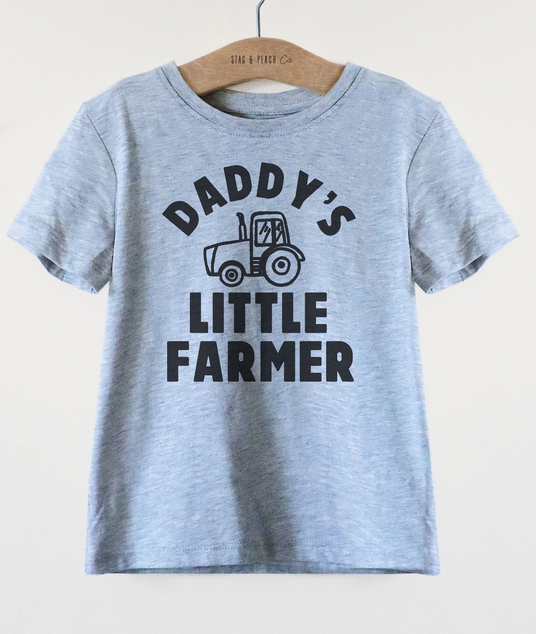 Daddy's Little Farmer Kids Shirt -farm Toddler Shirt, Farm Shirts for ...