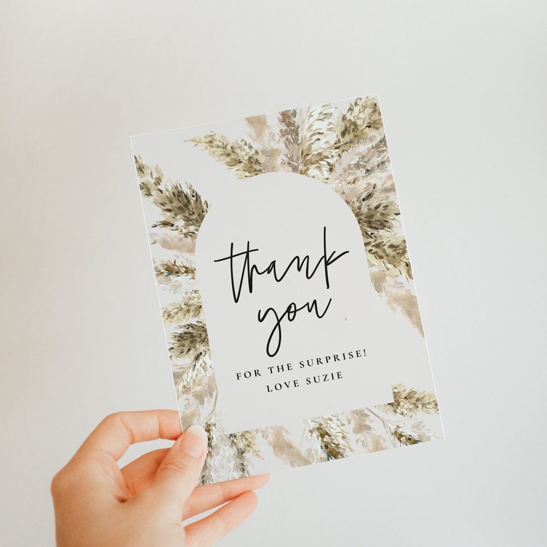 Retirement Party Thank You Card - Retirement Party Supplies, Surprise ...