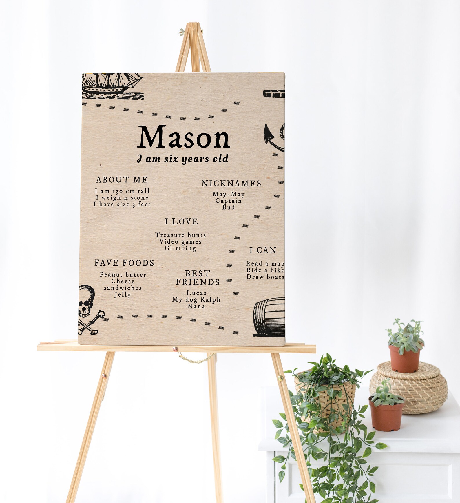 Pirate Poster Pirate Party Decor Pirate Birthday Sign - Etsy