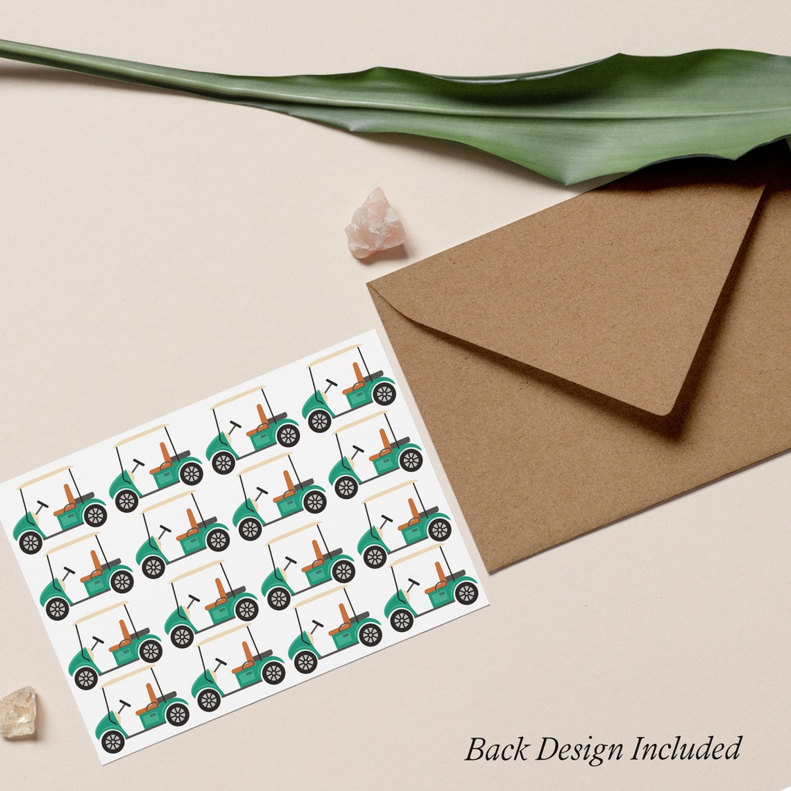 Golf Birthday Thank You Card - Golf Thank You Card, Golf Birthday Party ...