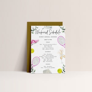 Tennis Welcome Sign -tennis Bridal Shower, Tennis Theme Party ...