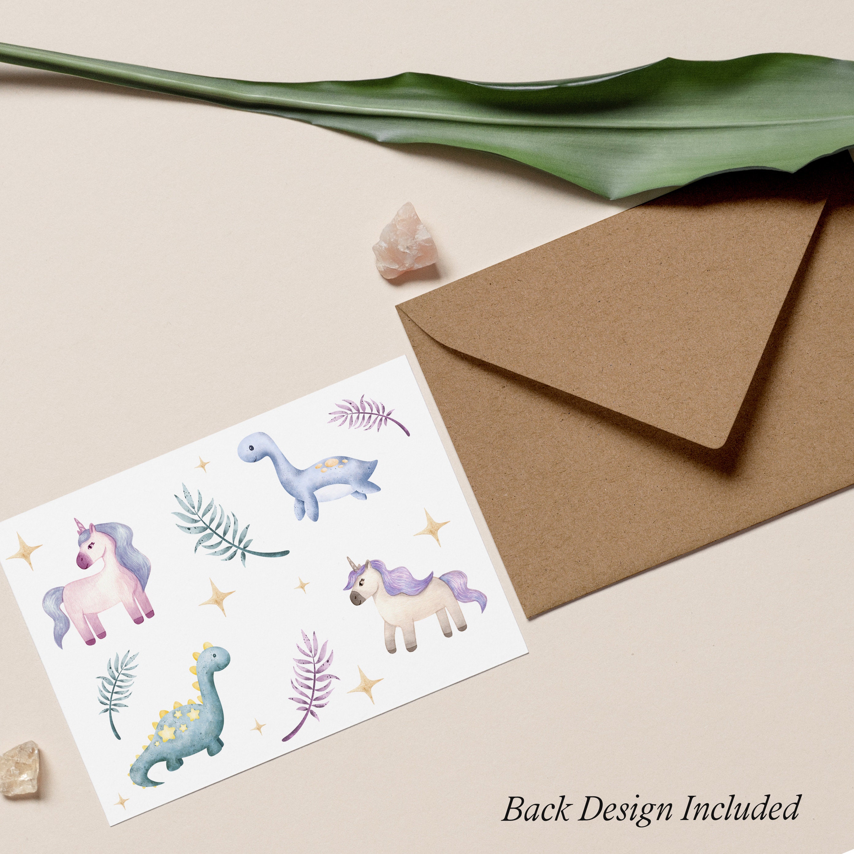 Unicorn and Dinosaur Invitation -joint Birthday Invitation, Dinosaur ...