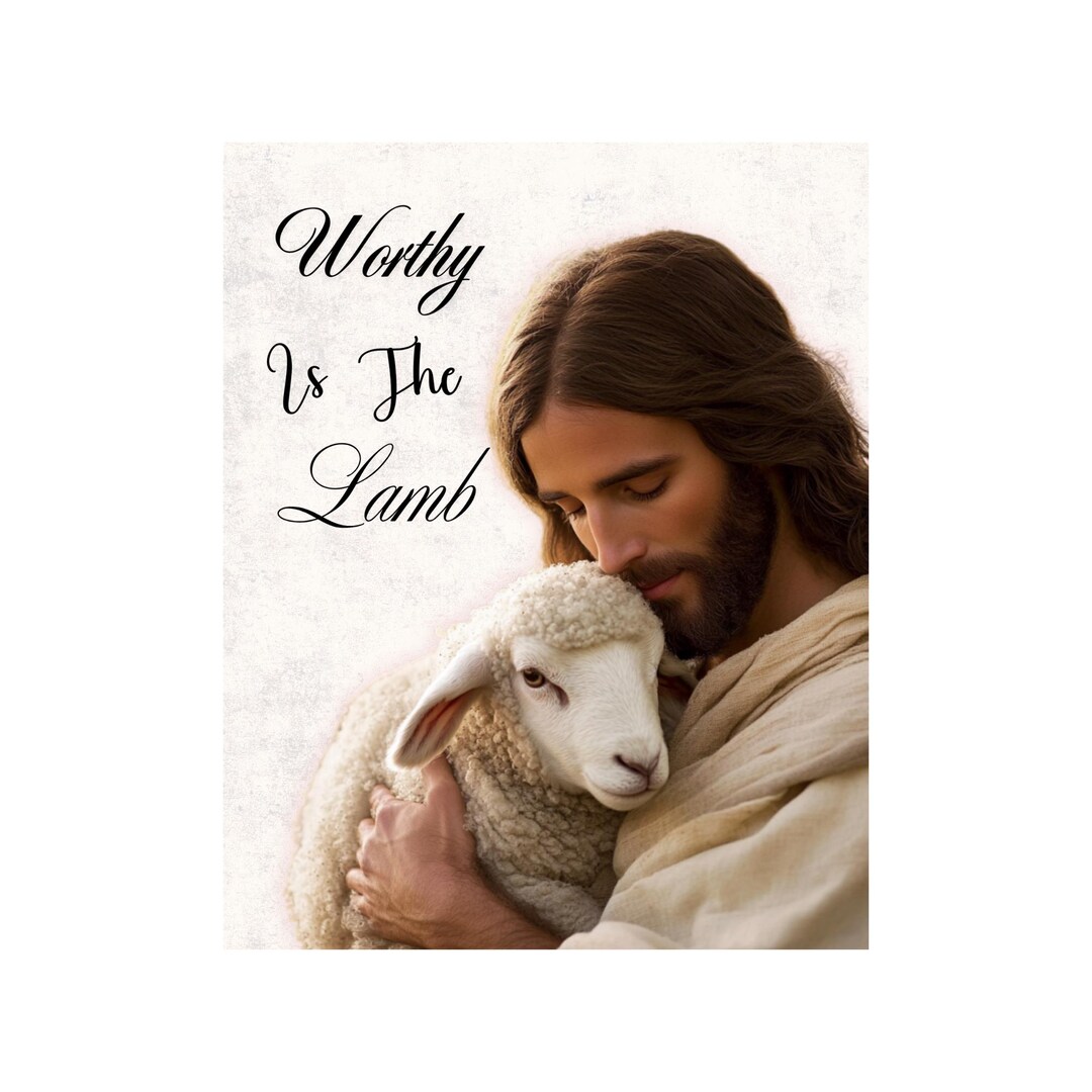 Worthy is the Lamb - Inspirational Faith Metal Wreath Sign - Etsy