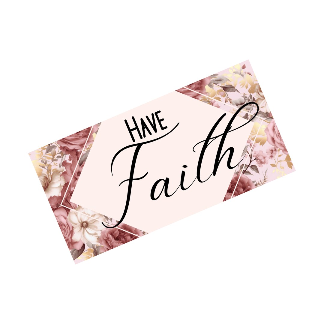 Have Faith Floral Metal Wreath Sign - Religious Decor - Etsy