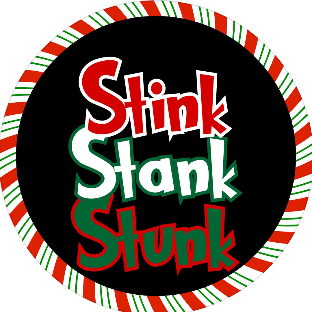 Stink, Stank, Stunk, Green Monster Christmas Wreath Attachment ...