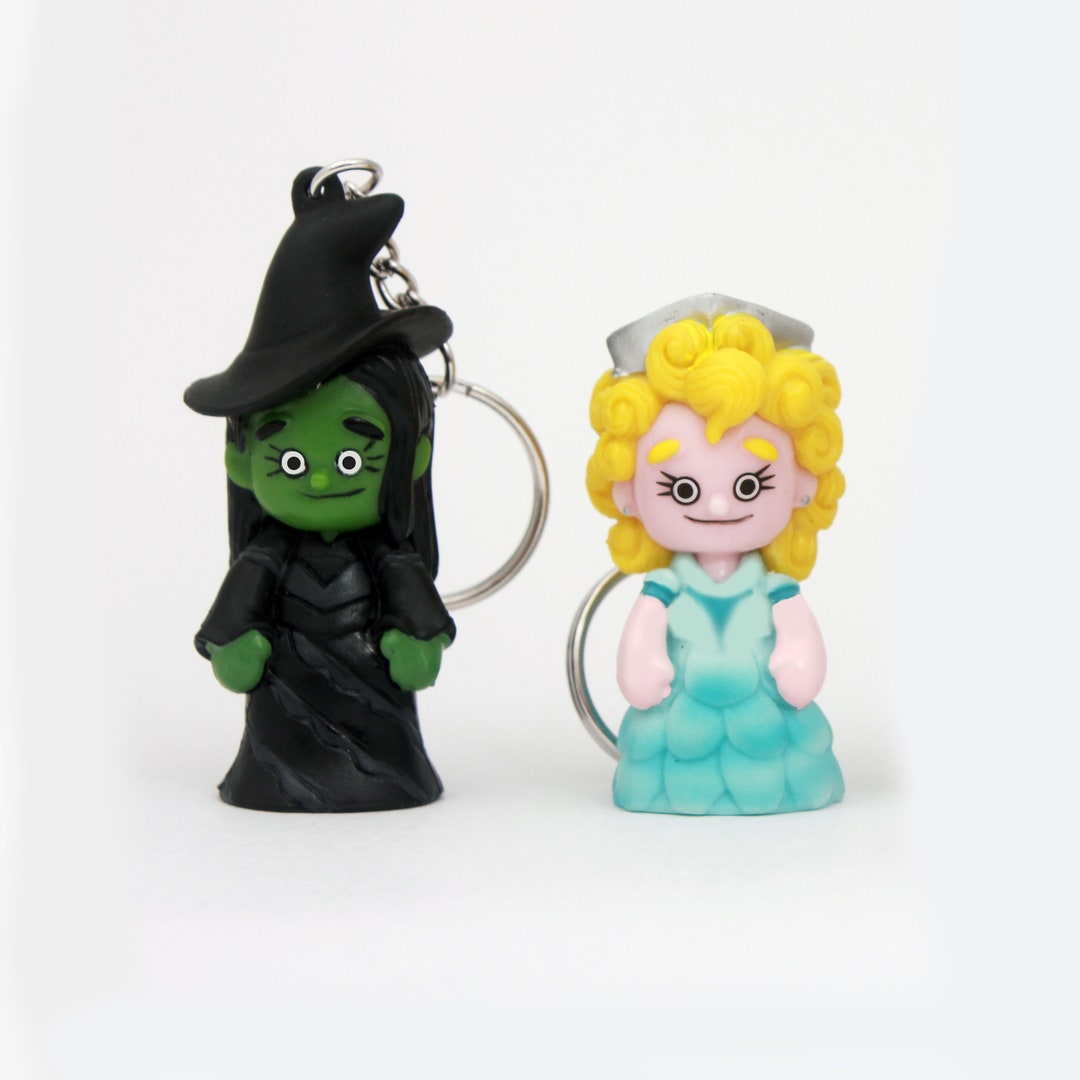 Glinda and Elphaba Keychains (2) - Etsy