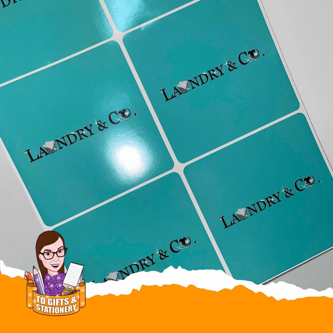 Square Logo Stickers, Square Business Stickers, Various Sizes ...