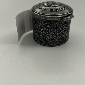 Roll Stamp Dispenser Metal USPS Elegant Office Décor Brass Floral Motif ...