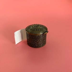 Roll Stamp Dispenser Metal USPS Elegant USPS Office Décor Brass Floral ...