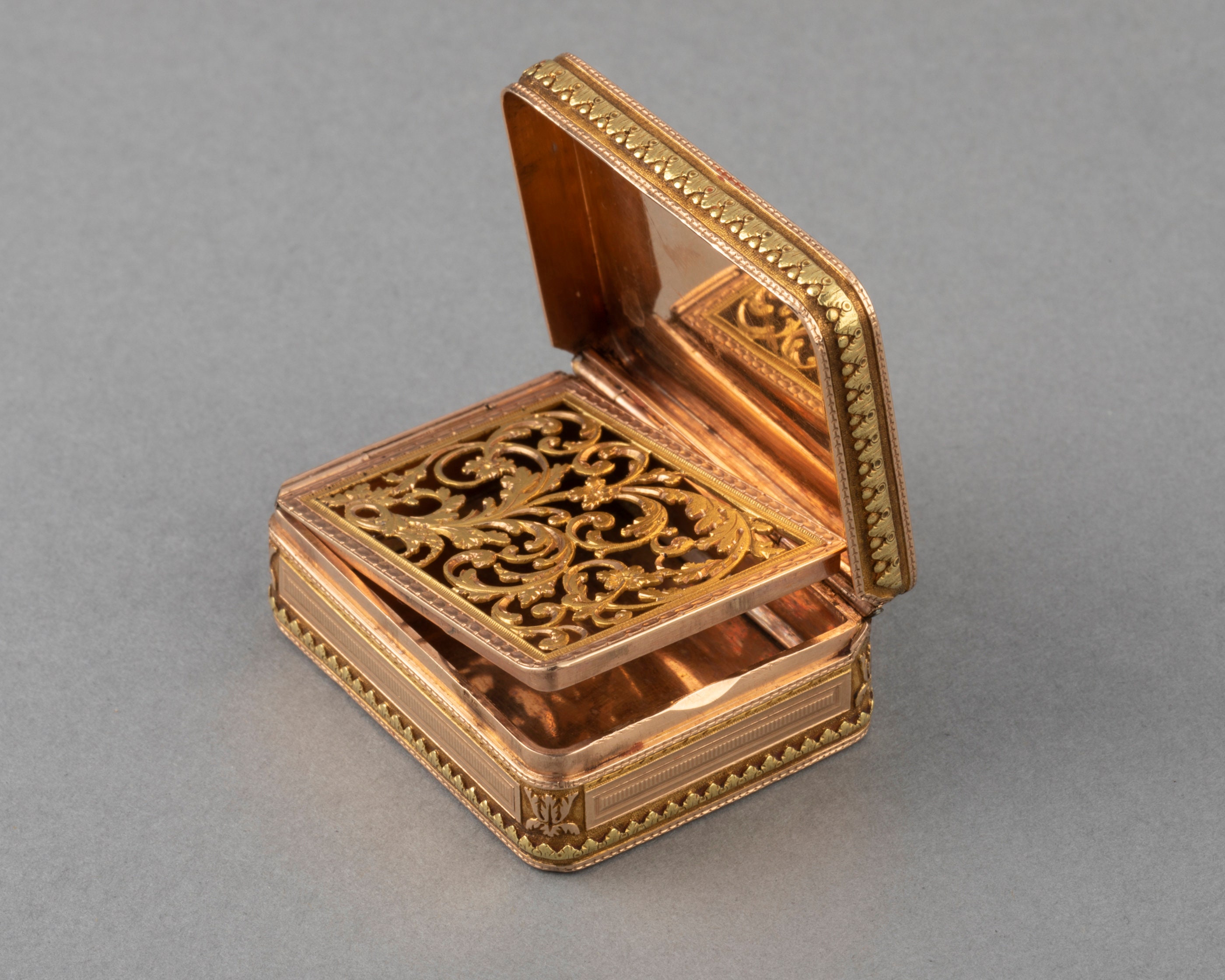 Antique French Gold Perfume Boxe vinaigrette - Etsy