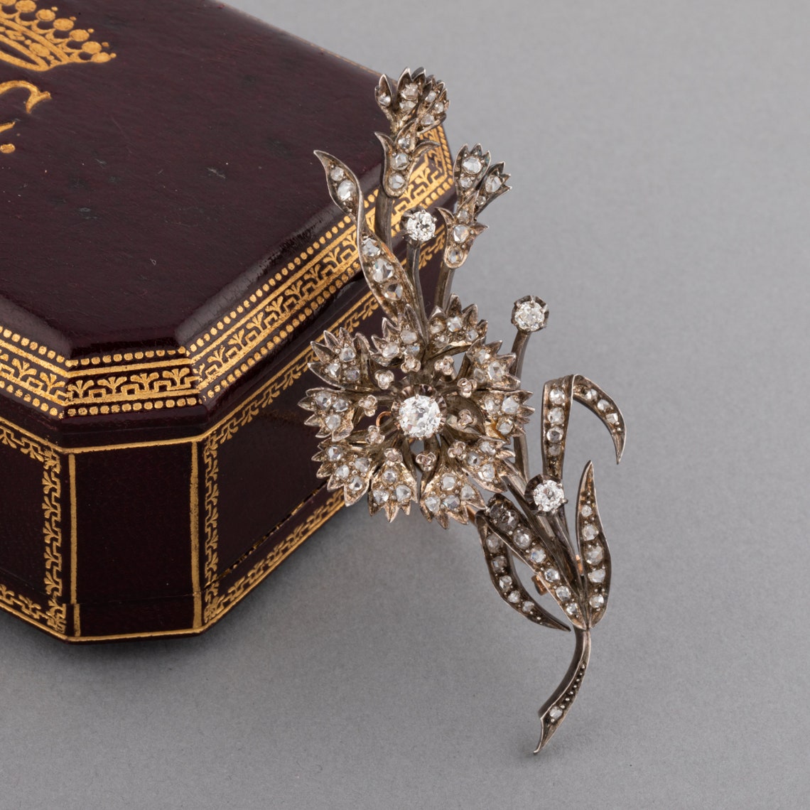 Antique French Trembleuse Brooch - Etsy
