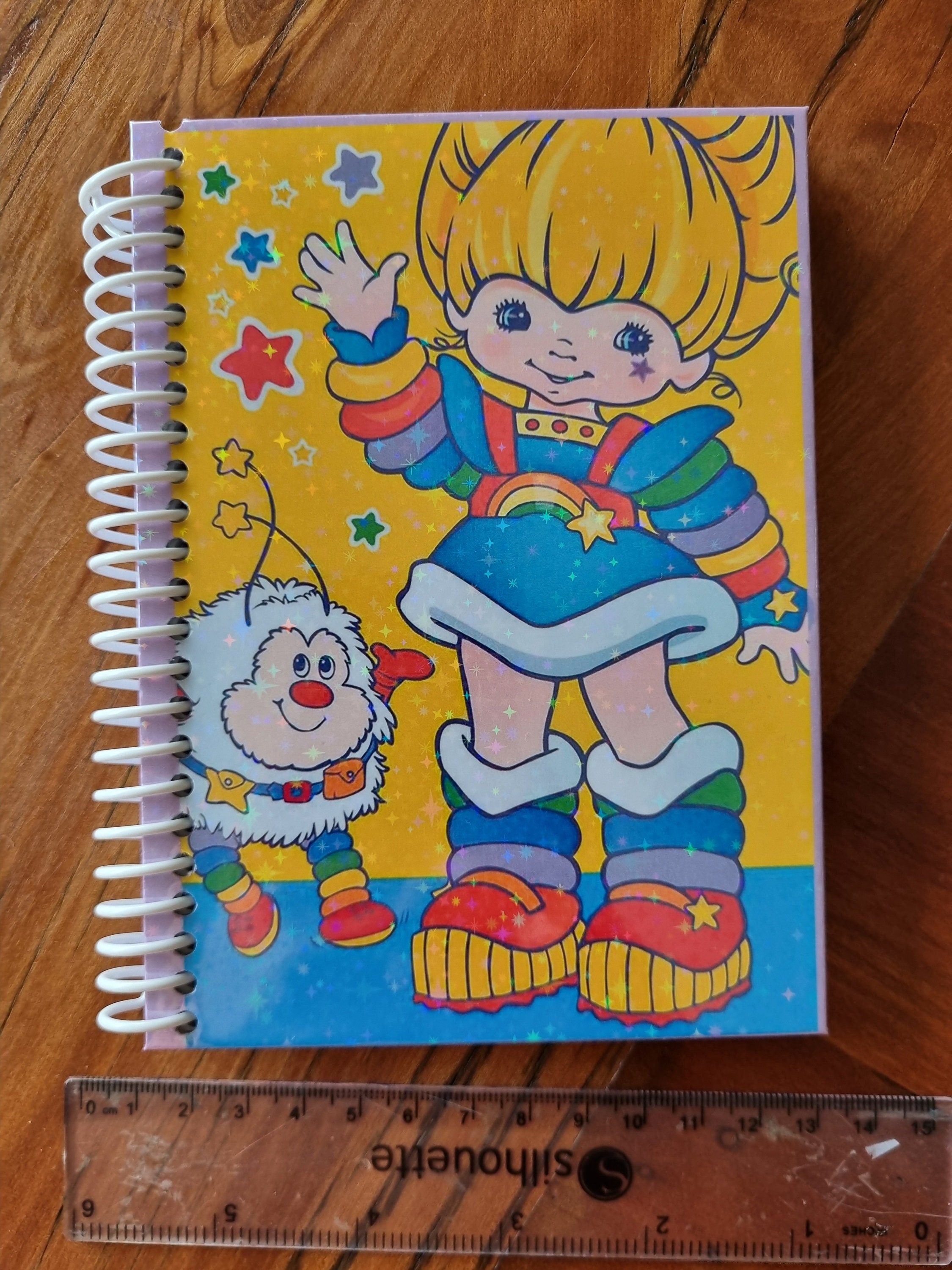 Nostalgic Stationery Rainbow Brite Spiral Tabbed Notebook - 8x5 Inch ...
