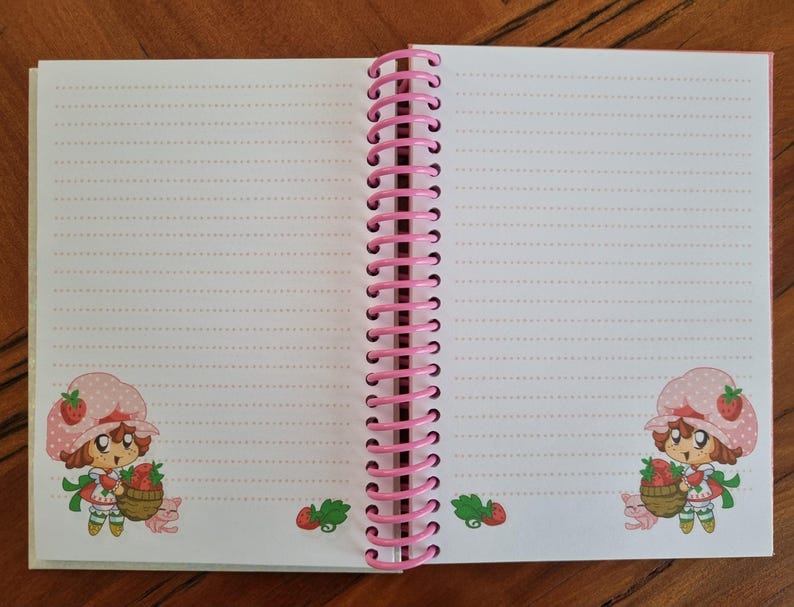 Strawberry Shortcake Notebook - Etsy